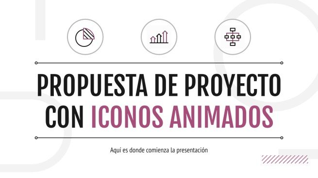 Project Proposal with Animated Icons Presentation