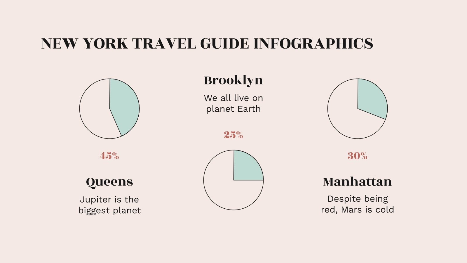 New York Travel Guide Infographics Template