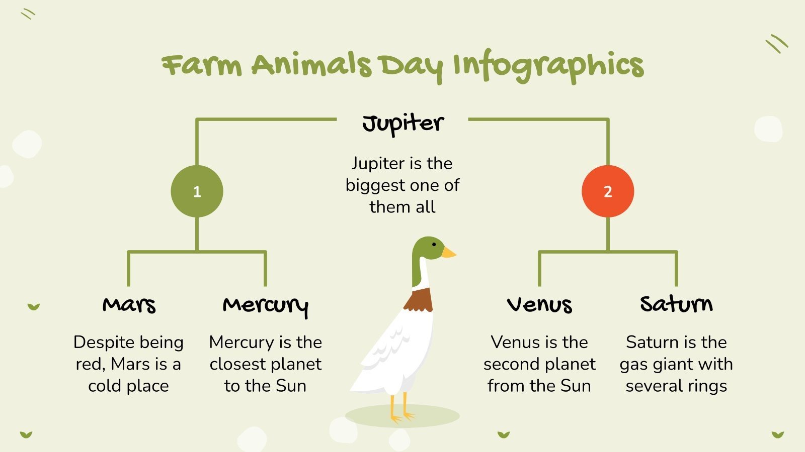 Farm Animals Day Infographics Template