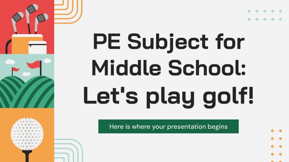 Free Golf-related templates for Google Slides & PowerPoint