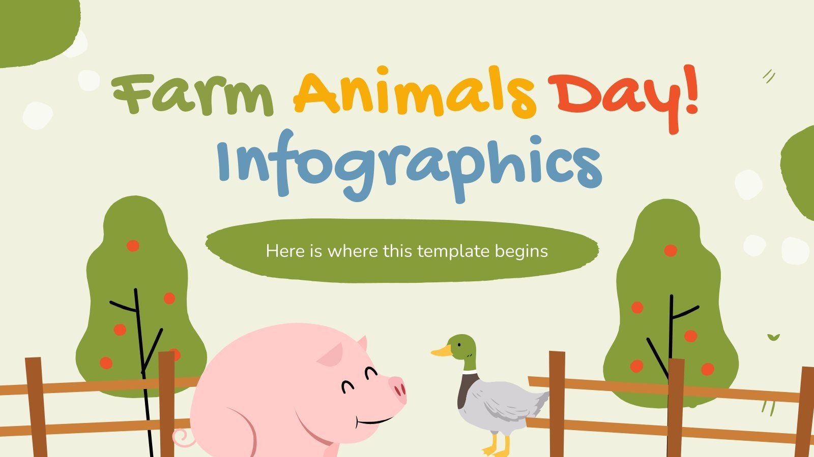 Free Google Slides and PowerPoint templates about Farms