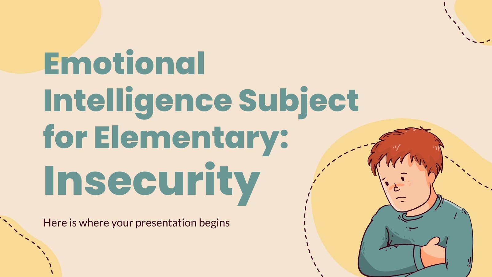 Emotional Intelligence Subject for Elementary: Insecurity