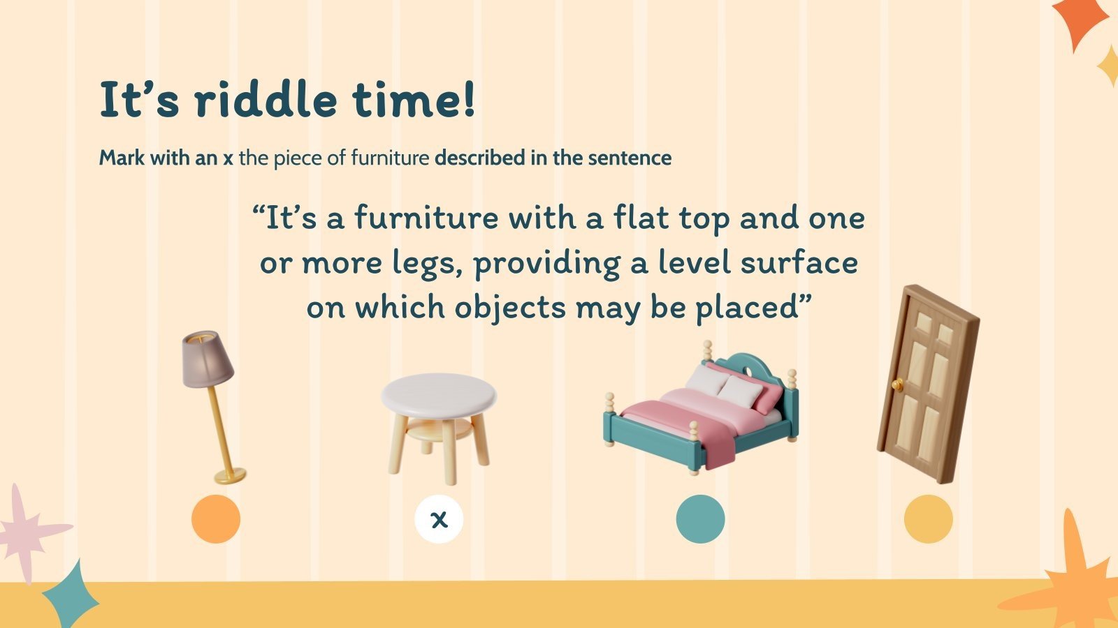 Bedroom Furniture Vocabulary Activities for Pre-K
