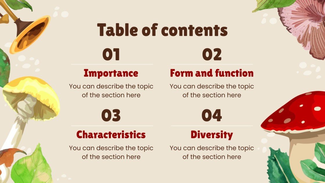 Types Of Fungus Presentation 8557
