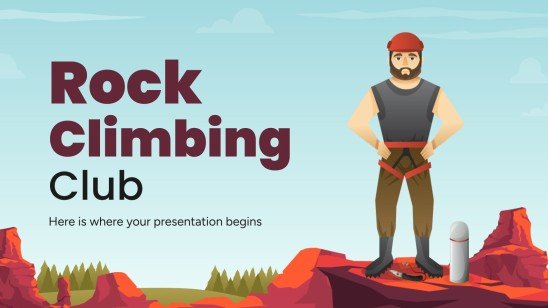 Free templates for Google Slides and PPT about rocks