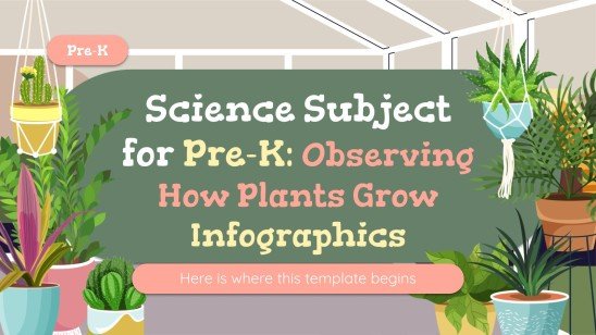 Science for Pre-K: Observing How Plants Grow Infographics