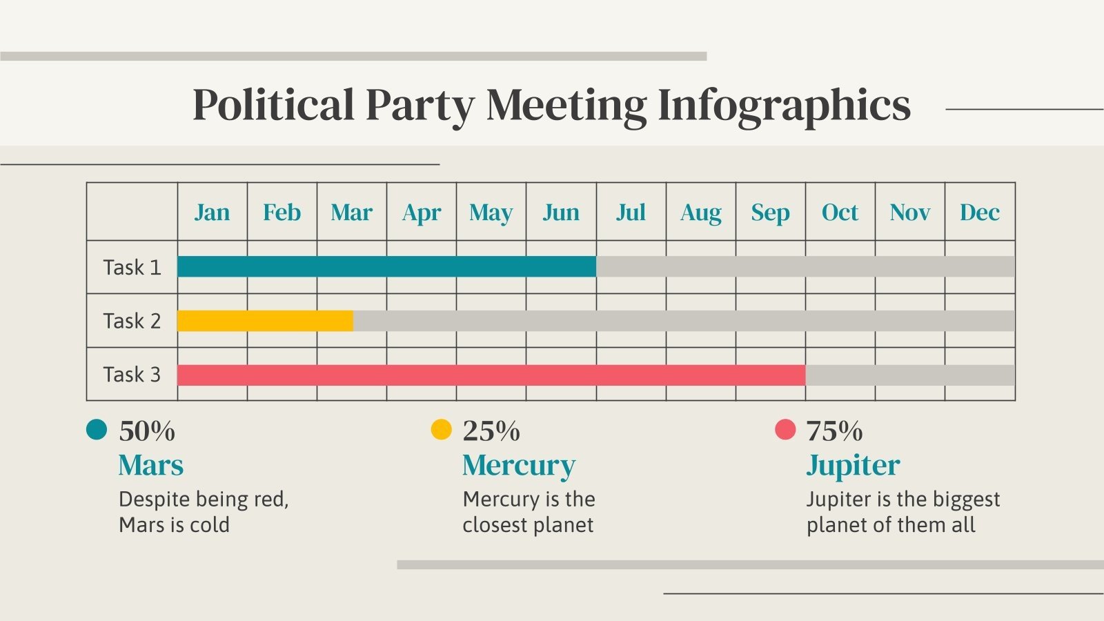 Political Party Meeting Infographics Template