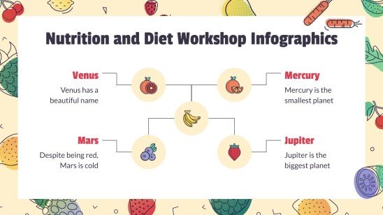 Nutrition and Diet Workshop Infographics Template