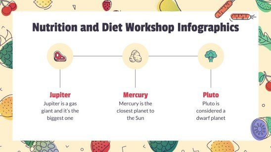 Nutrition and Diet Workshop Infographics Template