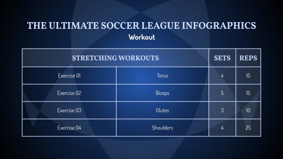 The Ultimate Soccer League Infographics Template
