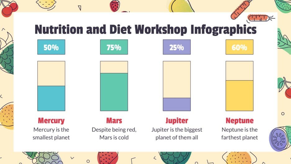 Nutrition and Diet Workshop Infographics Template