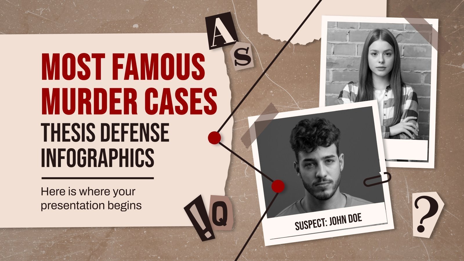 Most Famous Murder Cases - Thesis Defense Infographics