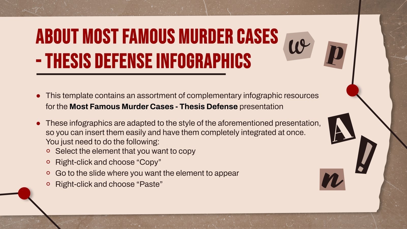 Most Famous Murder Cases - Thesis Defense Infographics
