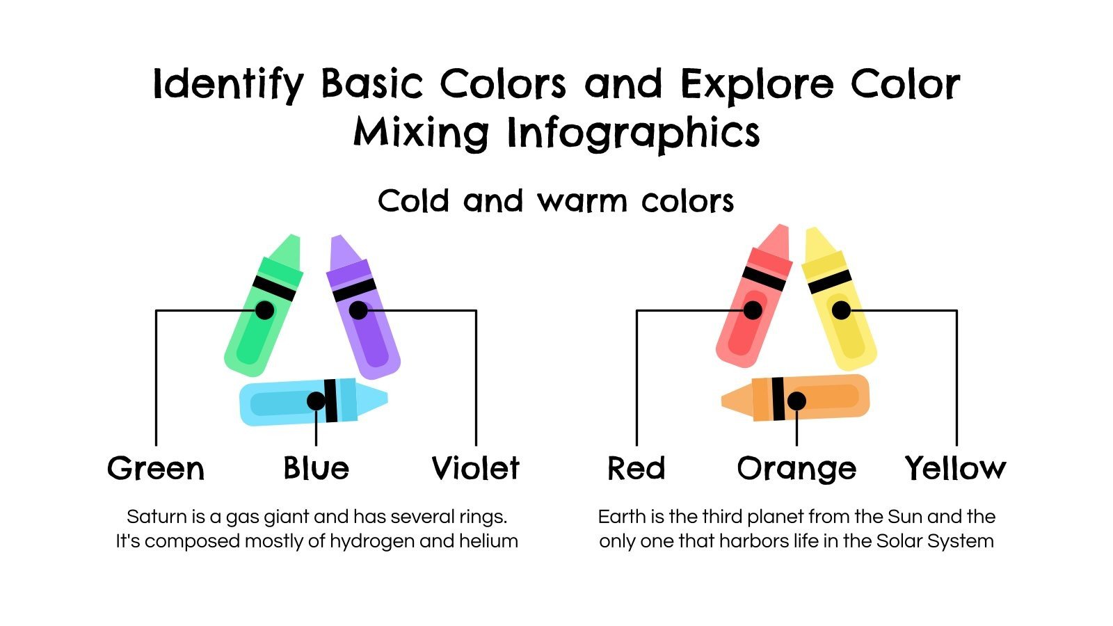 Identify Basic Colors and Explore Color Mixing Infographics