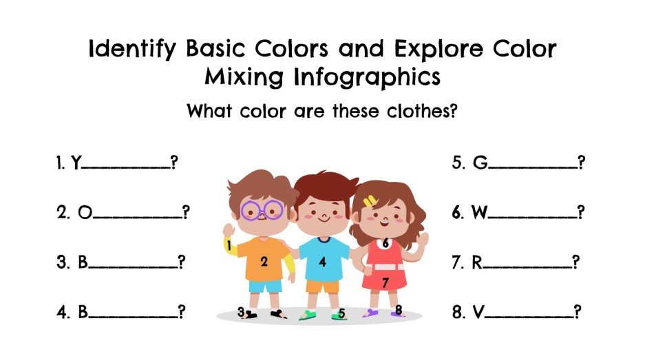 Identify Basic Colors and Explore Color Mixing Infographics