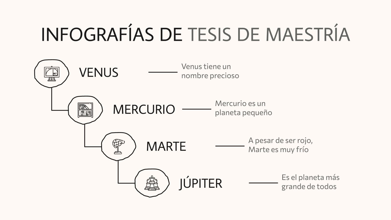 Abstract Waves Master's Thesis Infographics Template