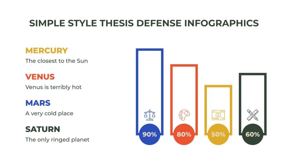 Simple Style Thesis Defense Infographics Template