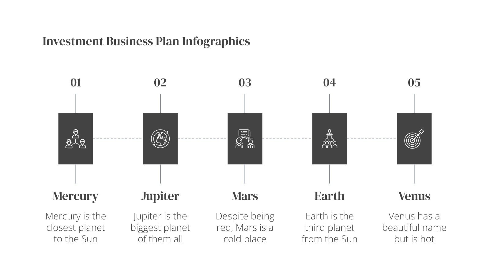 Investment Business Plan Infographics Template