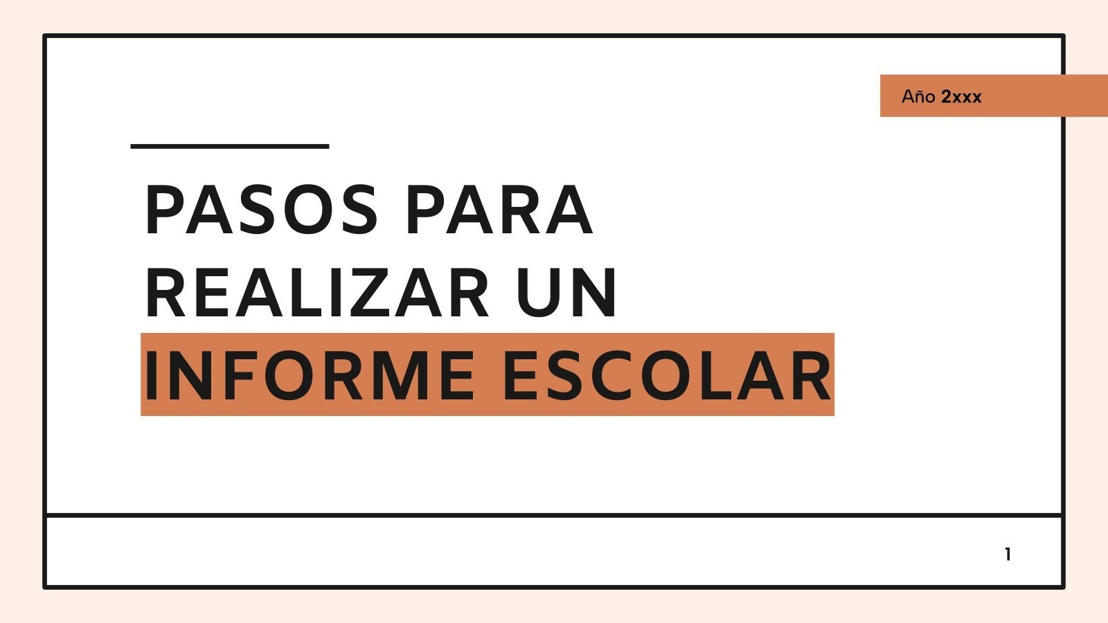 Steps to Make a School Report Presentation