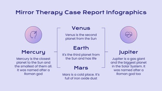 Mirror Therapy Case Report Infographics Presentation