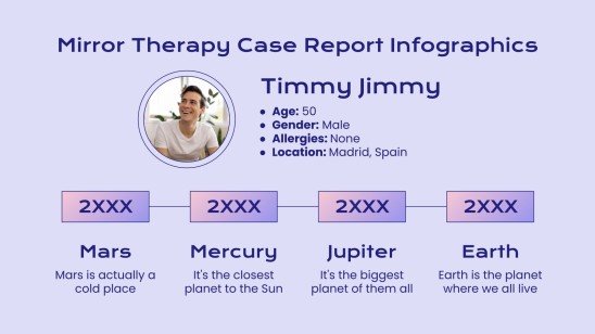 Mirror Therapy Case Report Infographics Presentation