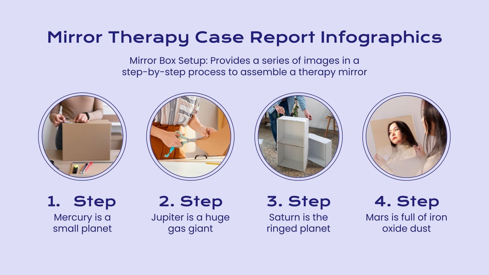 Mirror Therapy Case Report Infographics Presentation