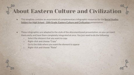 Eastern Culture and Civilization Infographics