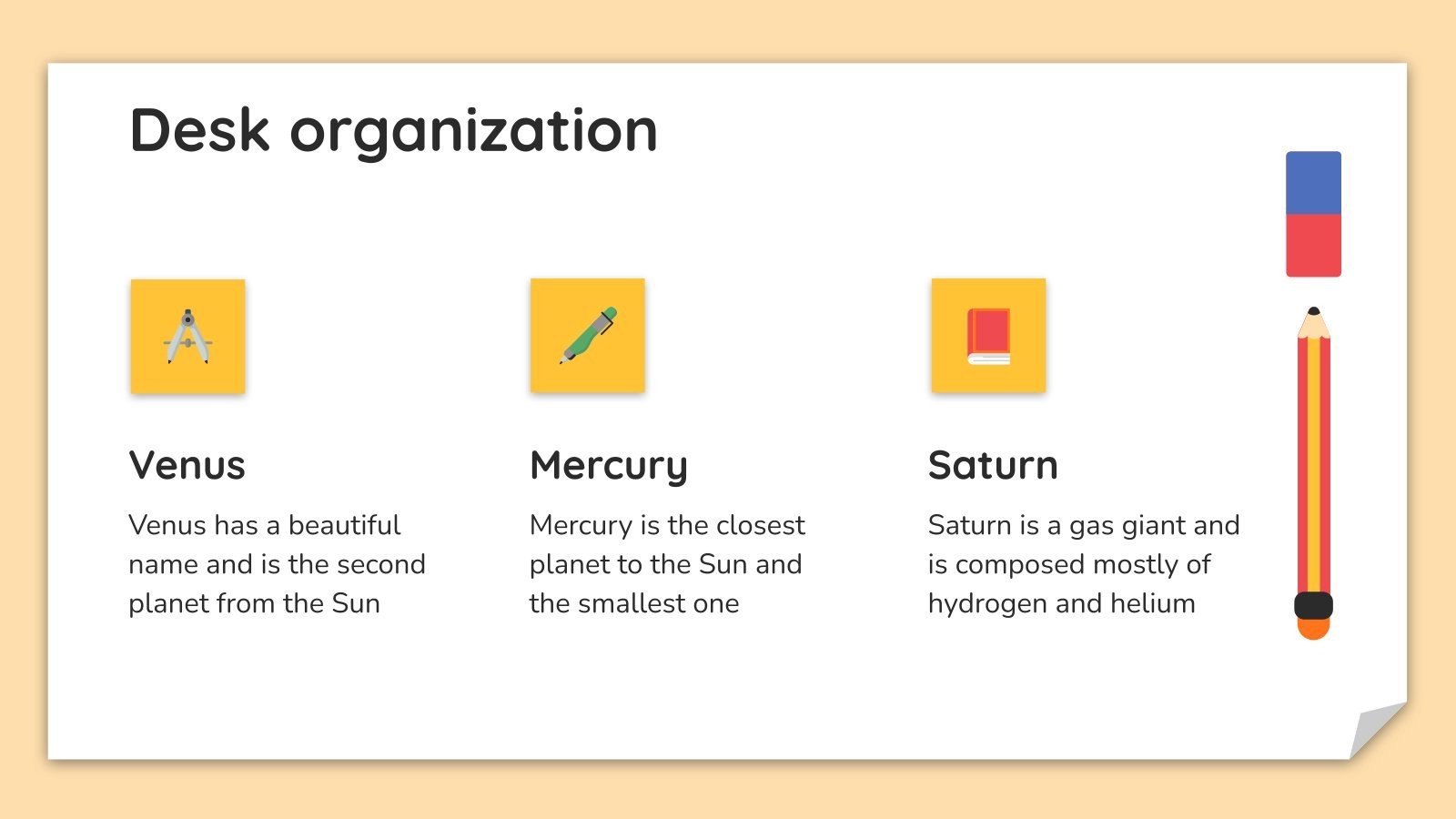 Keeping a Clean Desk in the Classroom Presentation