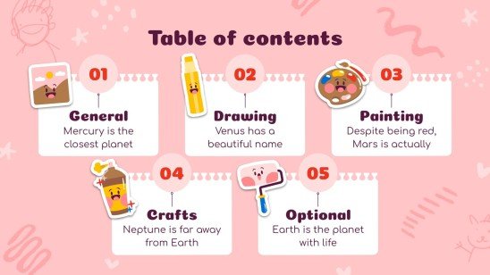 Art Class Supplies List for Pre-K Presentation