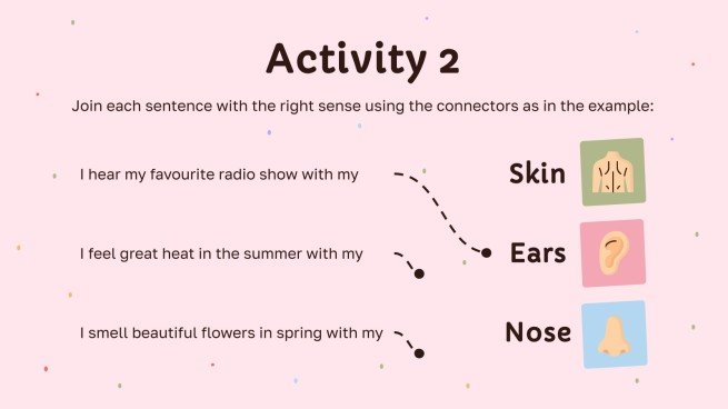 Human Body Senses Activities for Pre-K Presentation