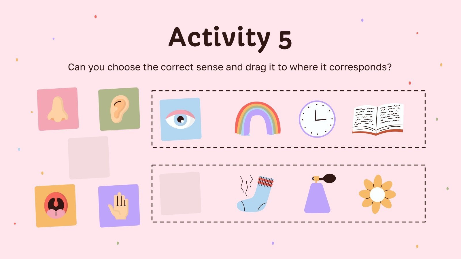 Human Body Senses Activities for Pre-K Presentation