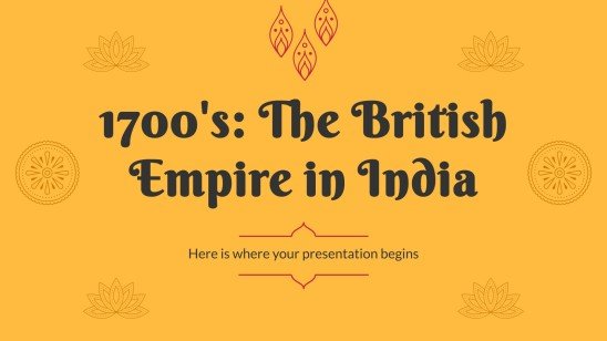 Kostenlose Vorlagen für Google Slides und PPT über Indien