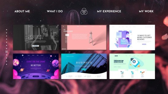 Web Designer Portfolio Google Slides and PowerPoint Template