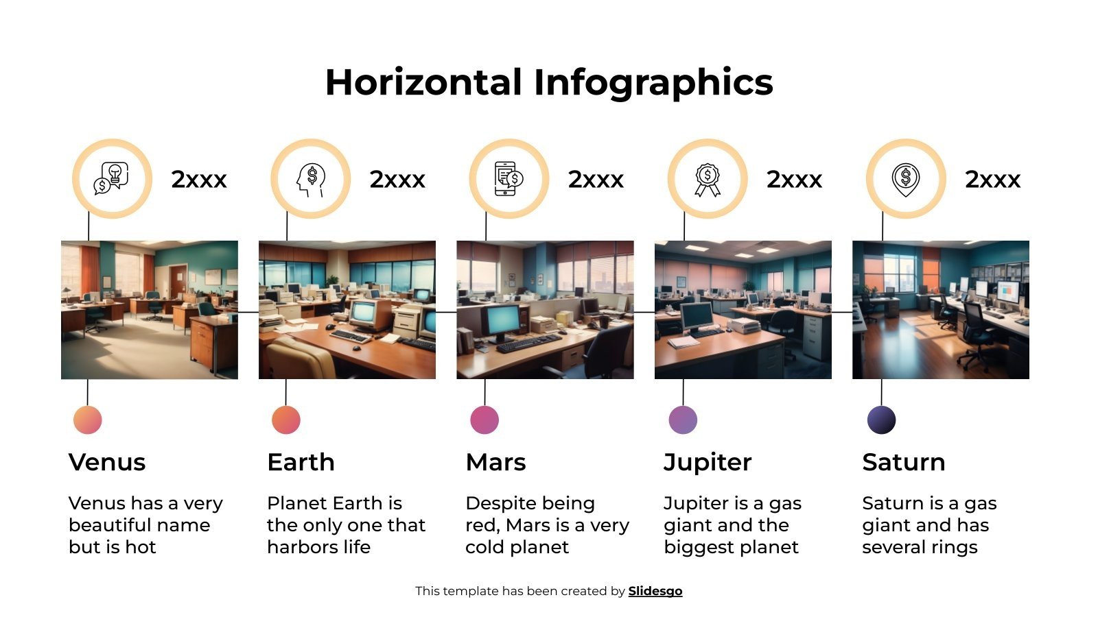 Horizontal Infographics Template