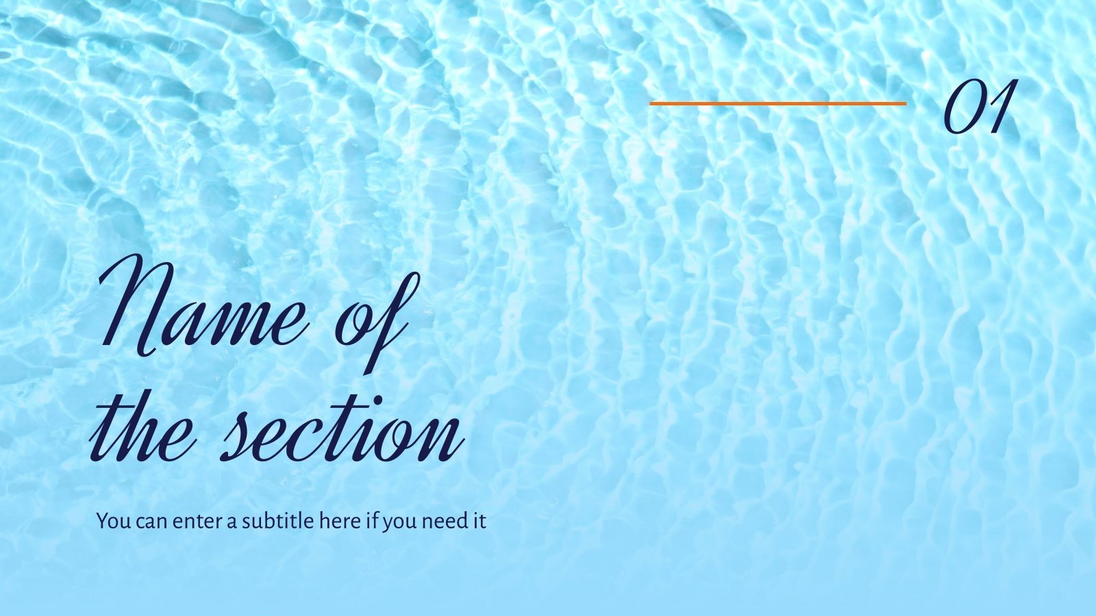 Water Slides Presentation