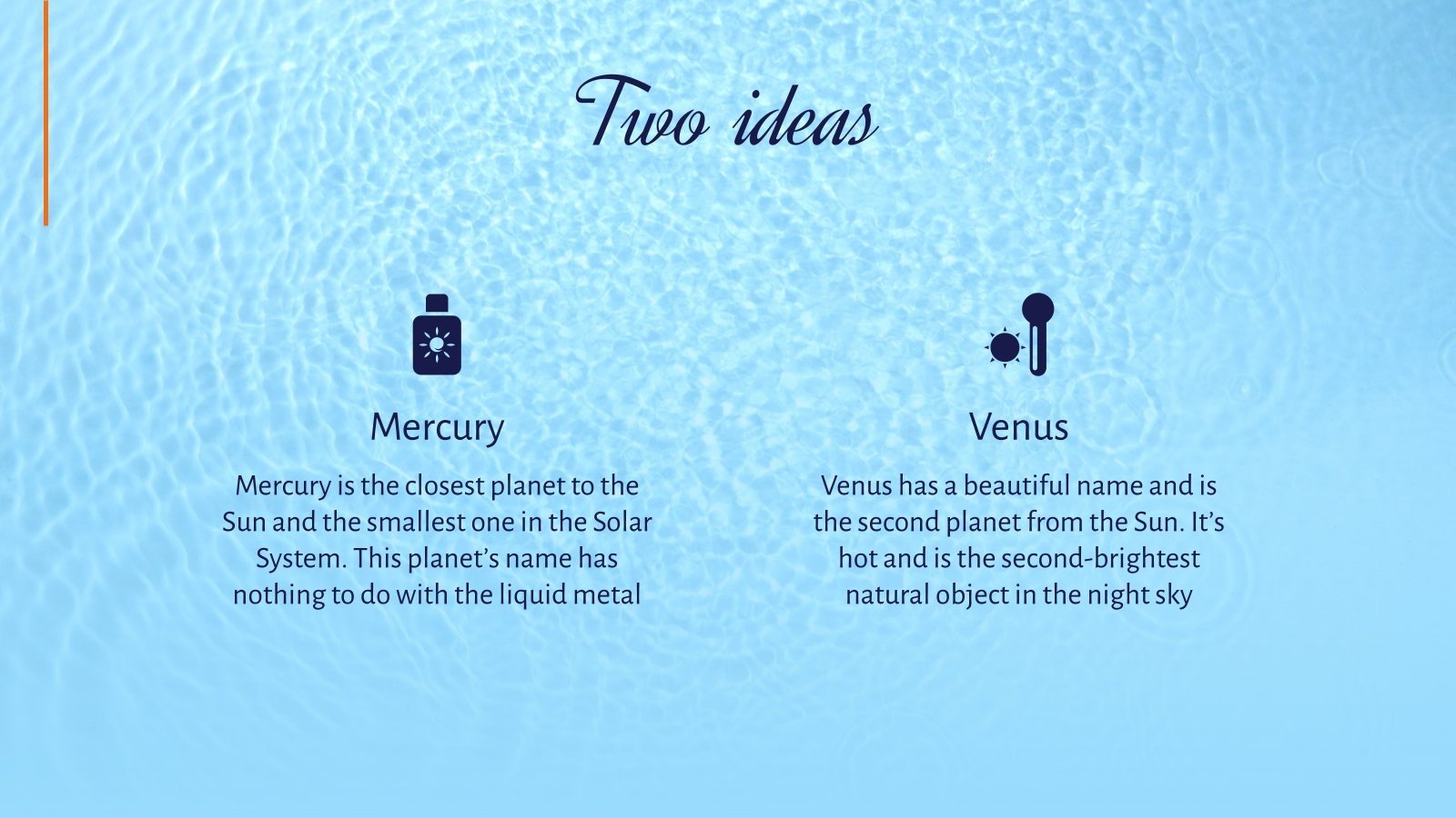 Water Slides Presentation