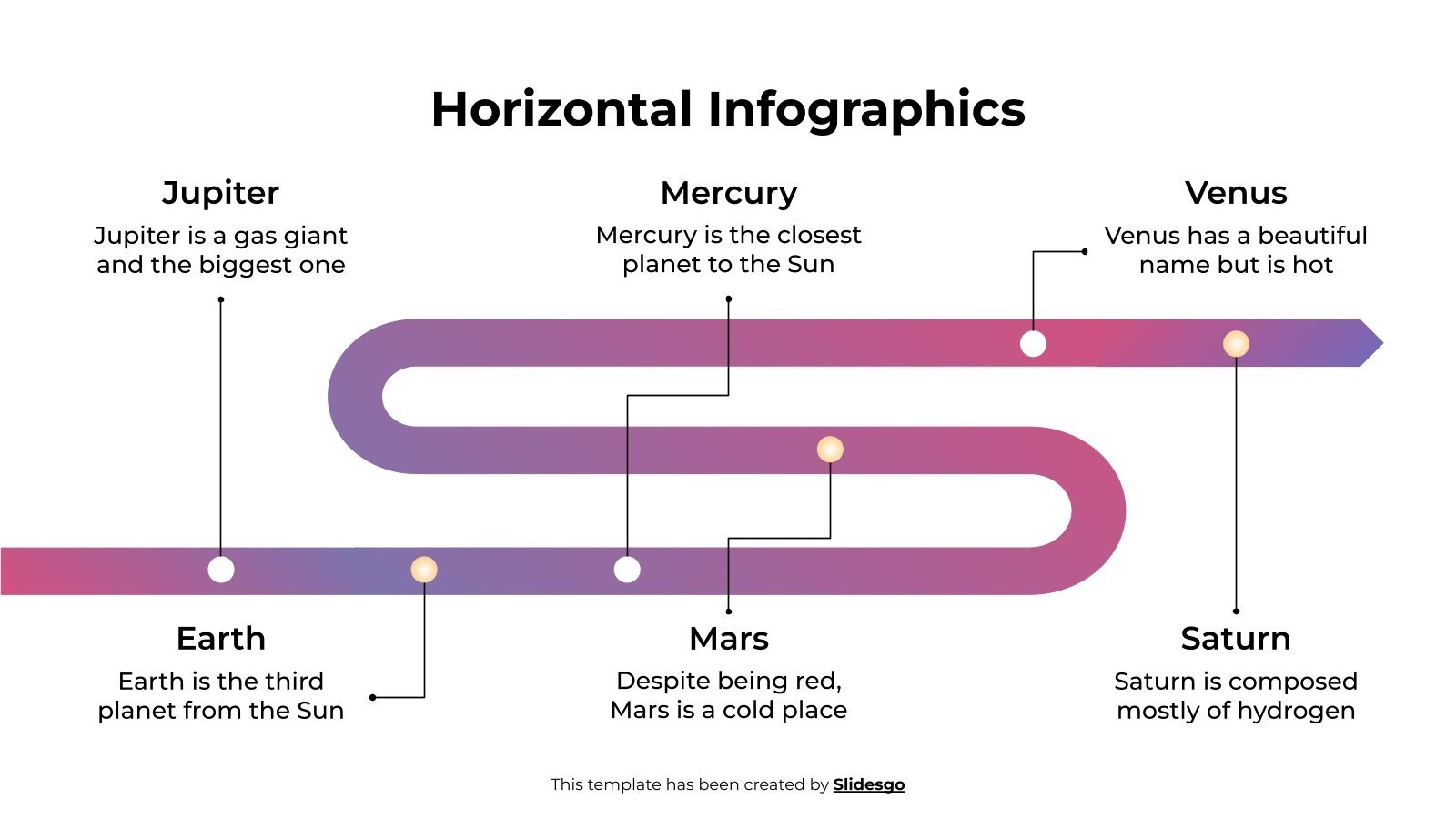 Horizontal Infographics Template