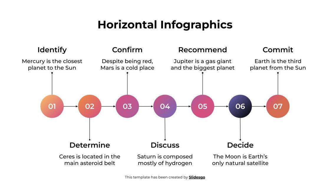 Horizontal Infographics Template