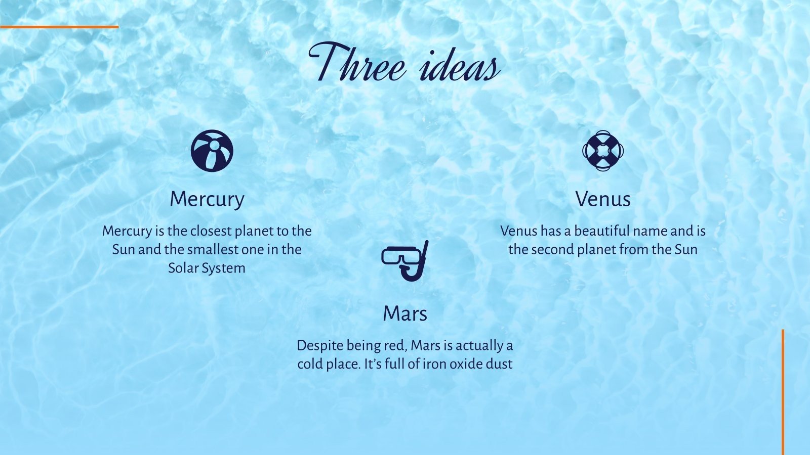 Water Slides Presentation