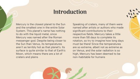 Food Slides Presentation