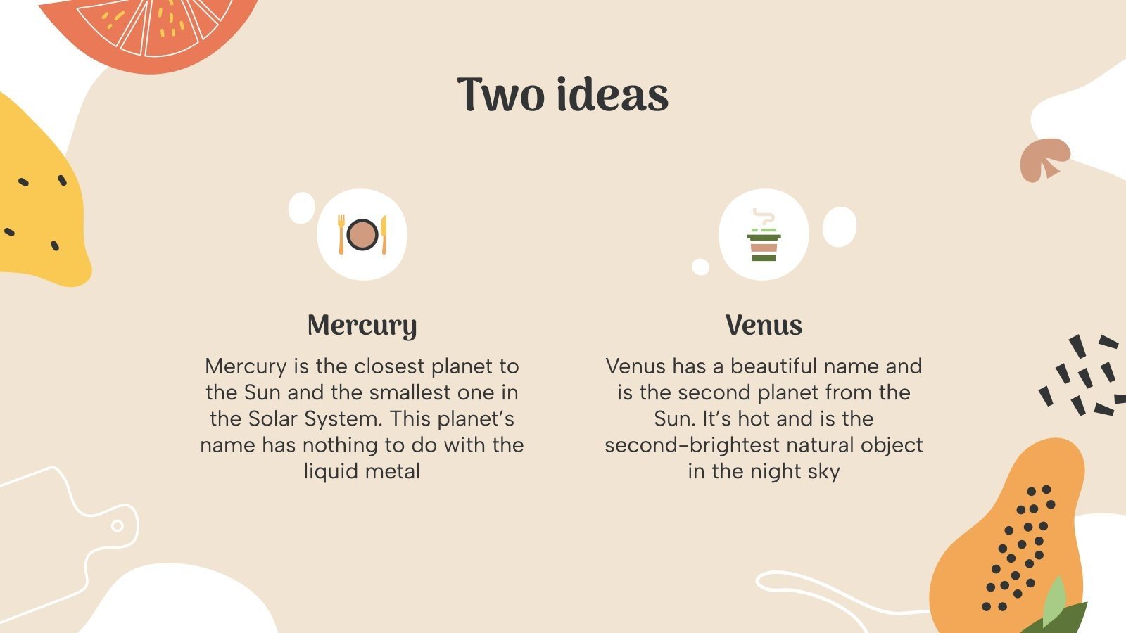 Food Slides Presentation