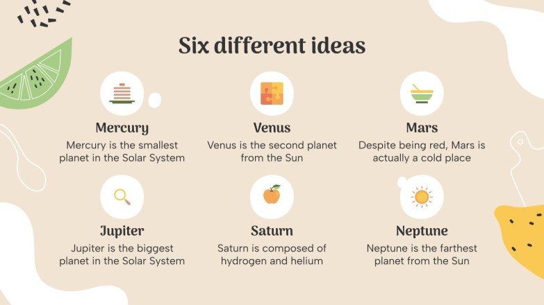 Food Slides Presentation