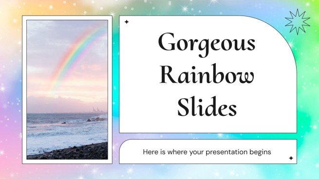 Gorgeous Rainbow Slides Presentation