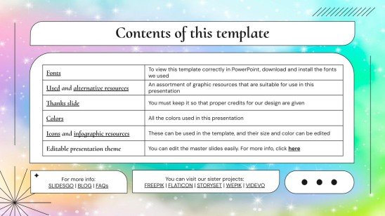 Gorgeous Rainbow Slides Presentation