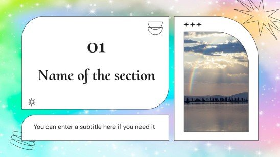 Gorgeous Rainbow Slides Presentation