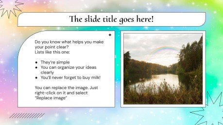 Gorgeous Rainbow Slides Presentation