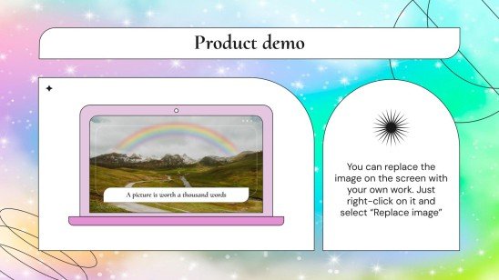 Gorgeous Rainbow Slides Presentation