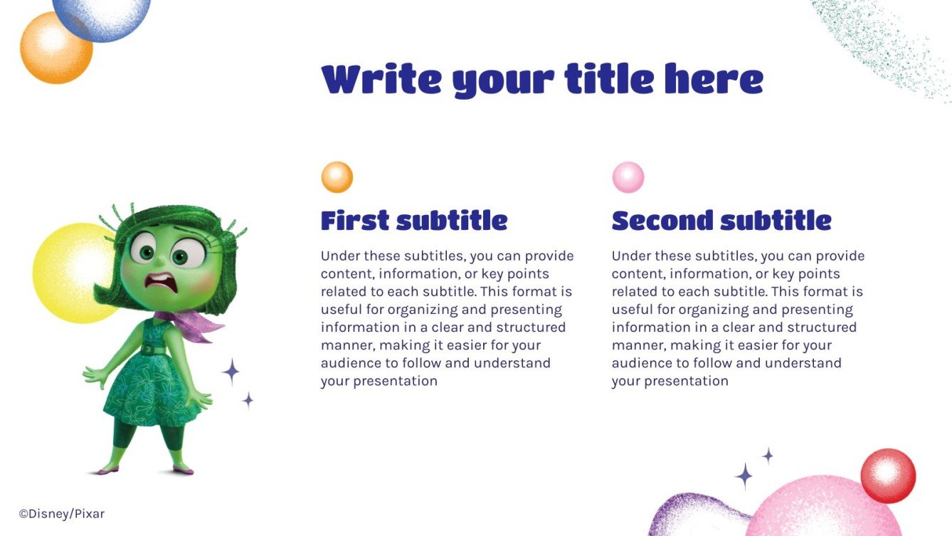 Inside Out 2 Emotions Presentation