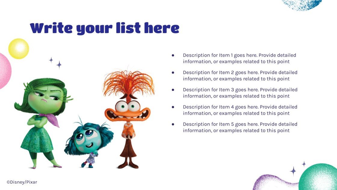 Inside Out 2 Emotions Presentation