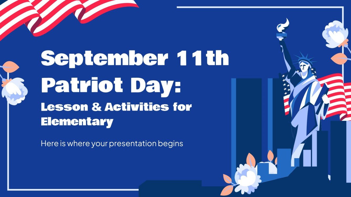September 11 Patriot Day Lesson & Activities for Elementary